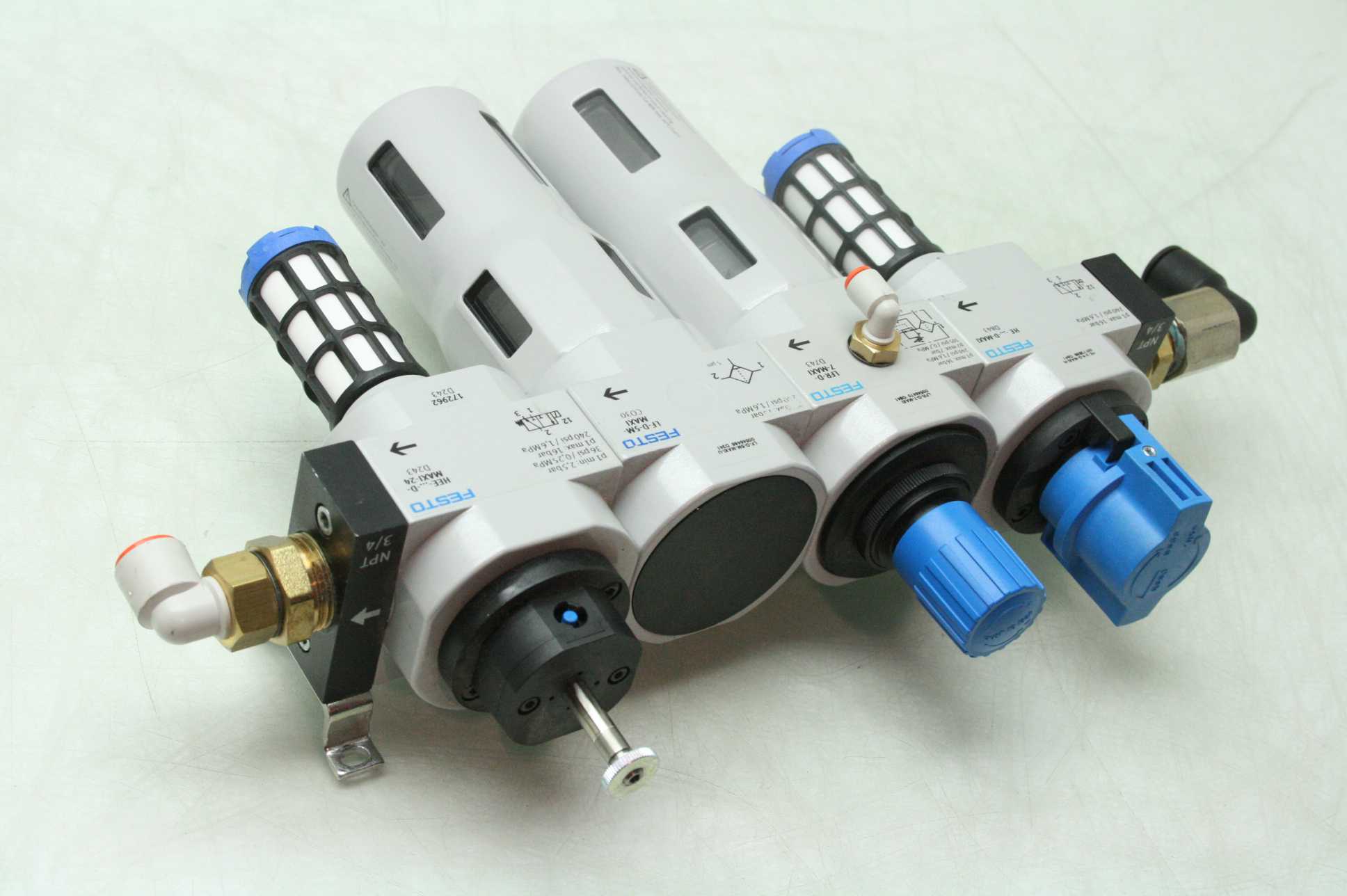 Festo Pneumatic FRL Filter HE-3/4-D-MAXI-N Regulator LFR-D-7-MAXI LF-D ...