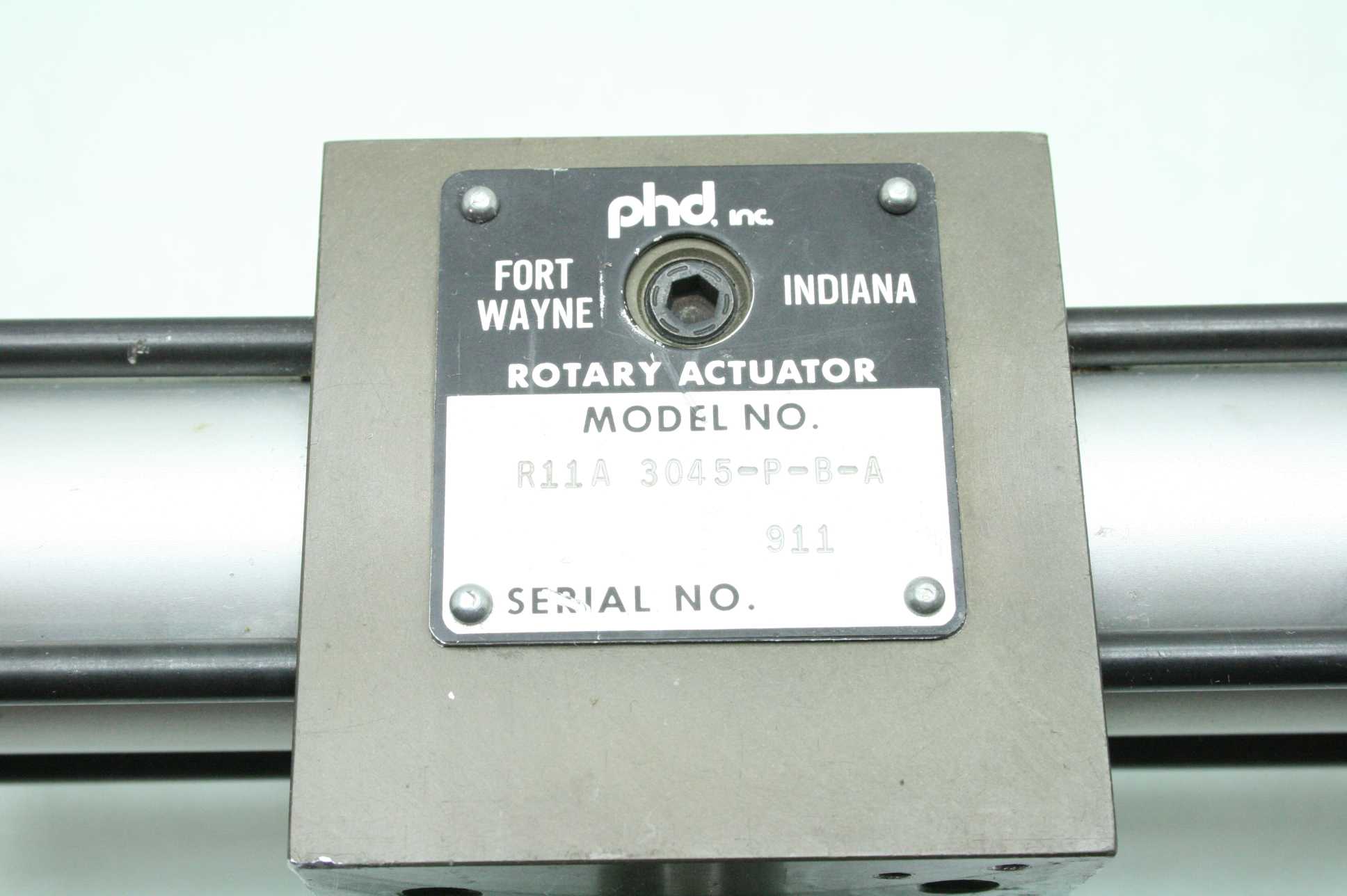 PHD R11A 3045-P-B-A Pneumatic Rotary Air Actuator 1-3/8 PHD R11A 3045-P-B-A Pneumatic Rotary Air Actuator 1-3/8