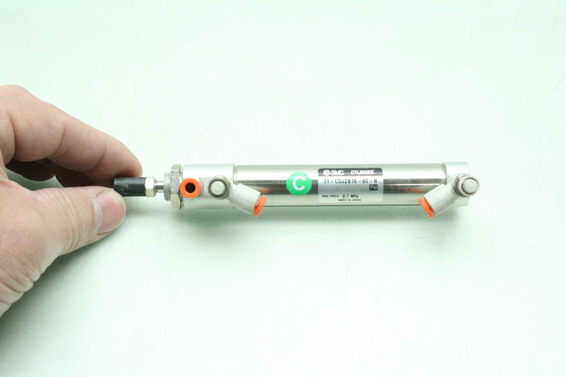 SMC 11-CDJ2B16-60-B Double Acting Pneumatic Cylinder 16mm Bore x 60mm Stroke | eBay