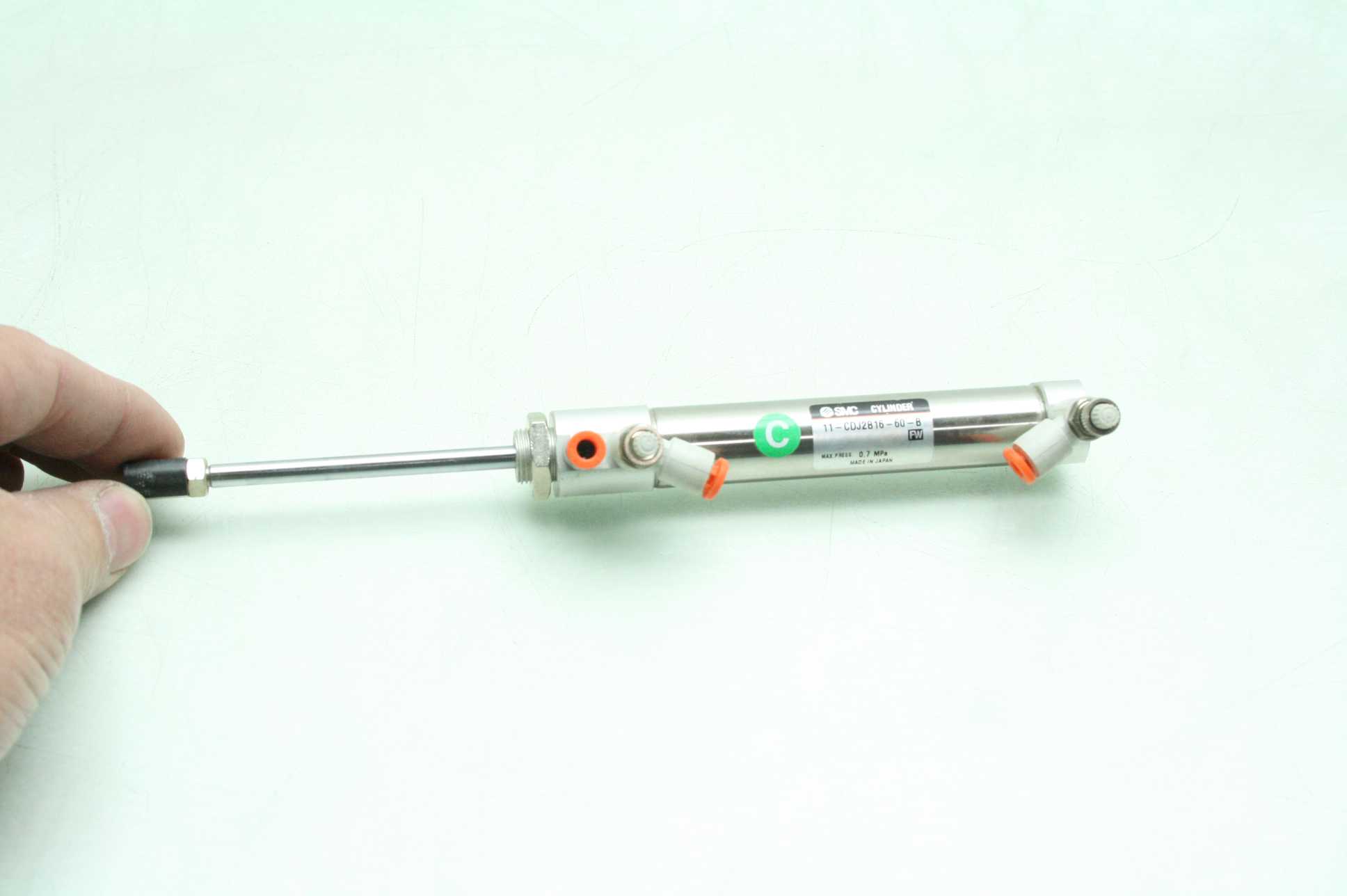 SMC 11-CDJ2B16-60-B Double Acting Pneumatic Cylinder 16mm Bore x 60mm Stroke | eBay