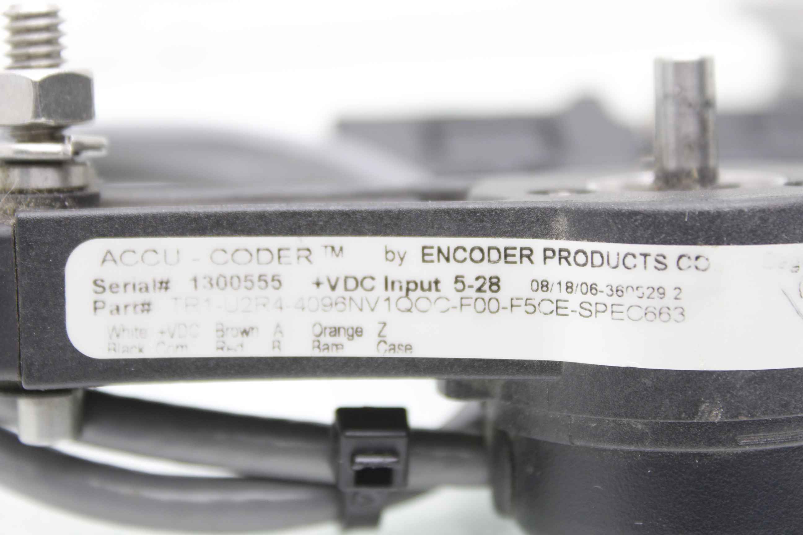 Encoder Products TR1-U2R4-4096NV1QOC-F00-F5CE-SPEC663 Accu Coder | eBay