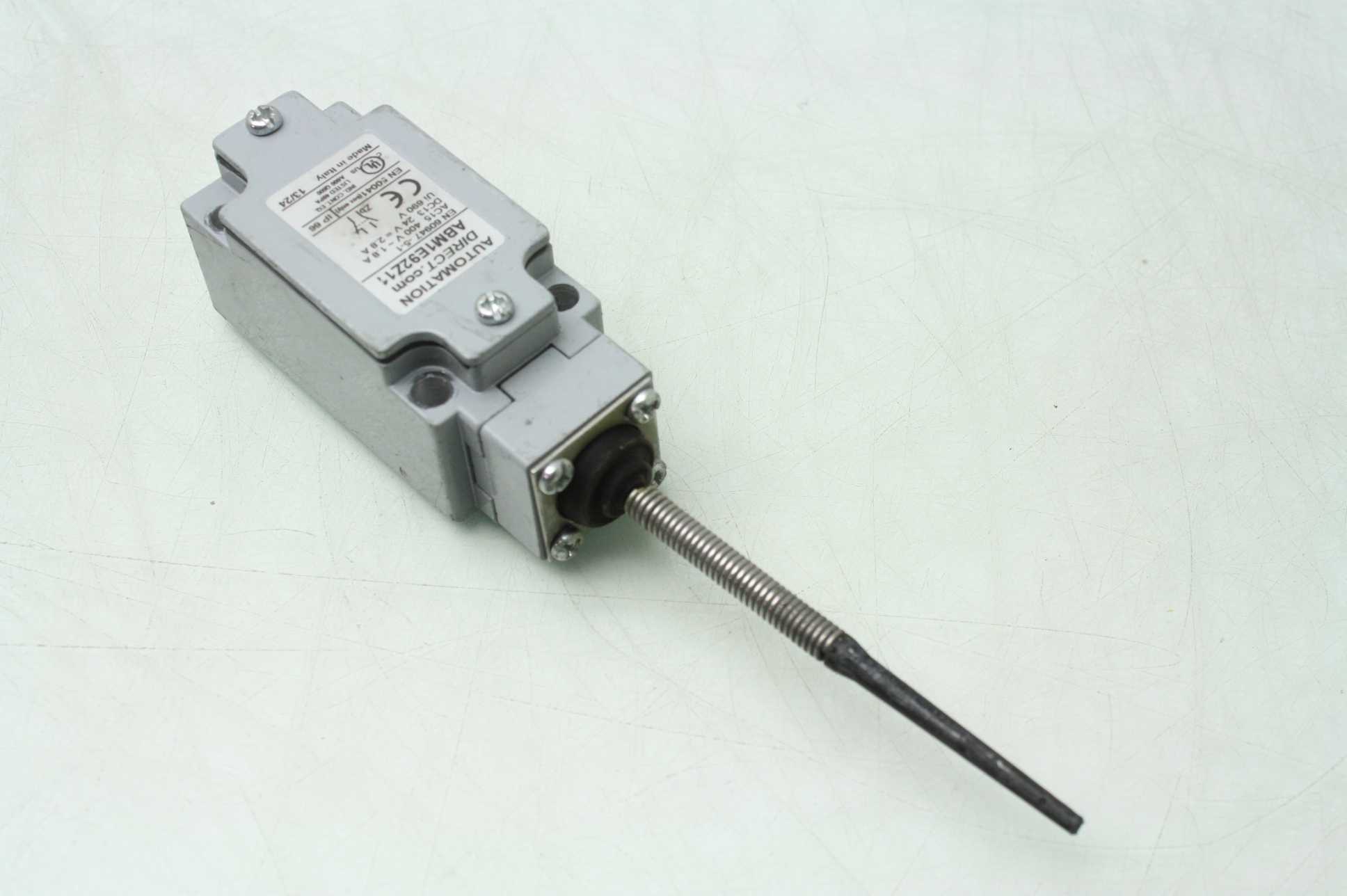Automation Direct ABM1E92Z11 360 Degree SS Spring Limit Switch | eBay